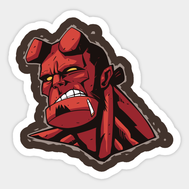 Hellboy - Hellboy - Sticker | TeePublic